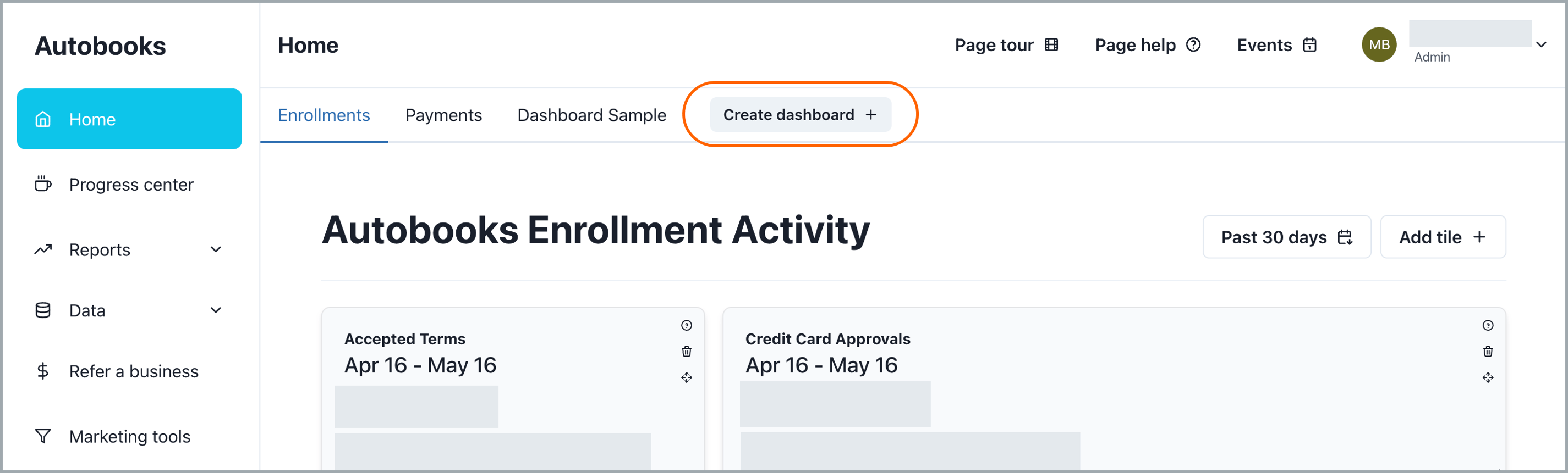Product Update Introducing Customized Dashboards In The Autobooks Hub